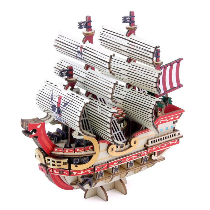 Home One Piece – Book Nook Wa-Gi-Mi "Red Force" | DIY Holzmodell