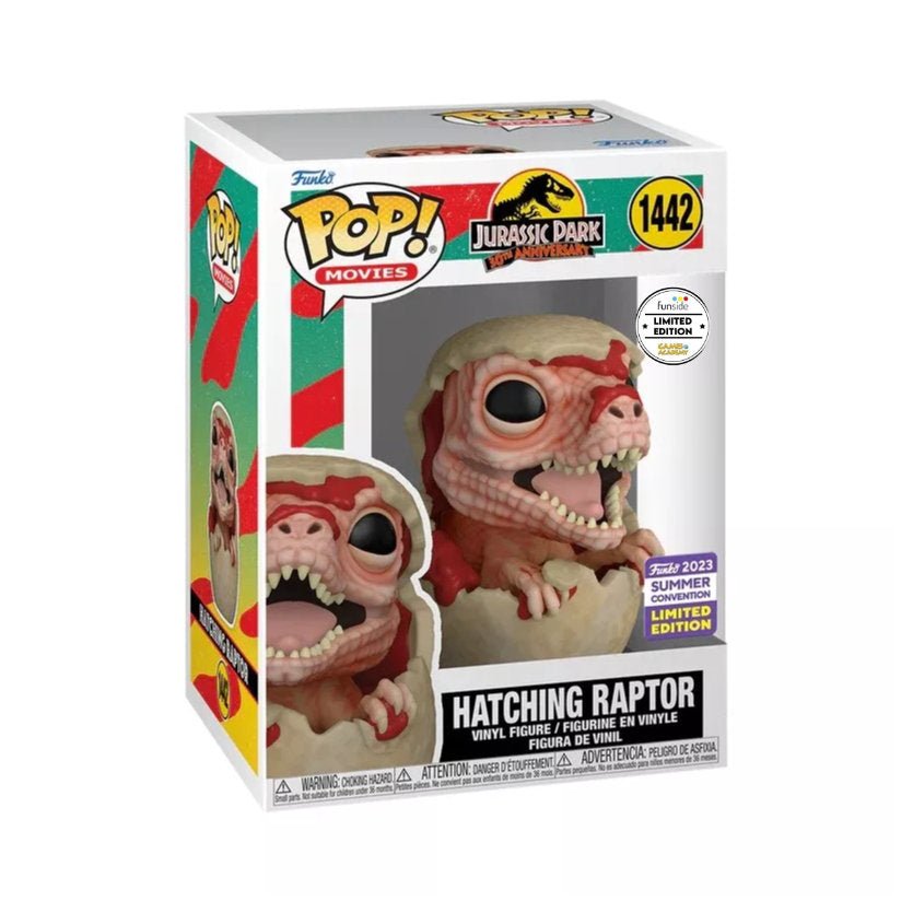 Funko Pop! Jurassic Park - Hatching Raptor (Summer Convention 2023) #1 ...